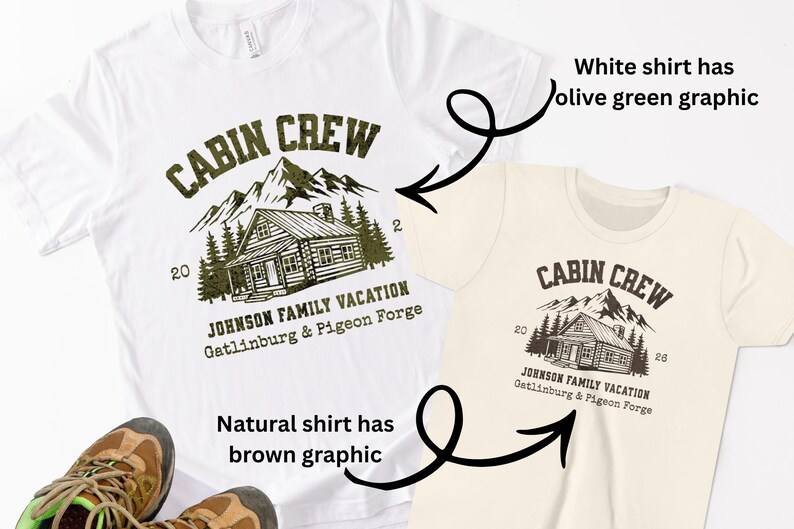 Smoky Mountains Shirt, Cabin Crew Shirts, Matching Family Vacation ...