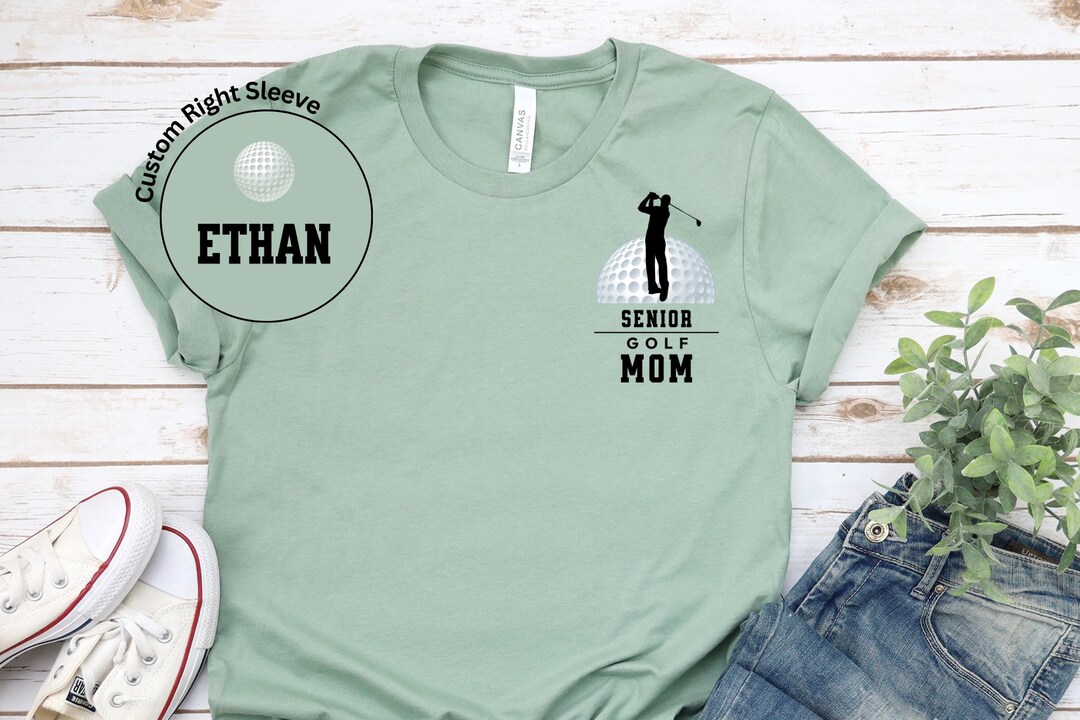 Senior Boys Golf Mom Tshirt, Golf Dad Tshirt, Athlete Name Golf Tee ...