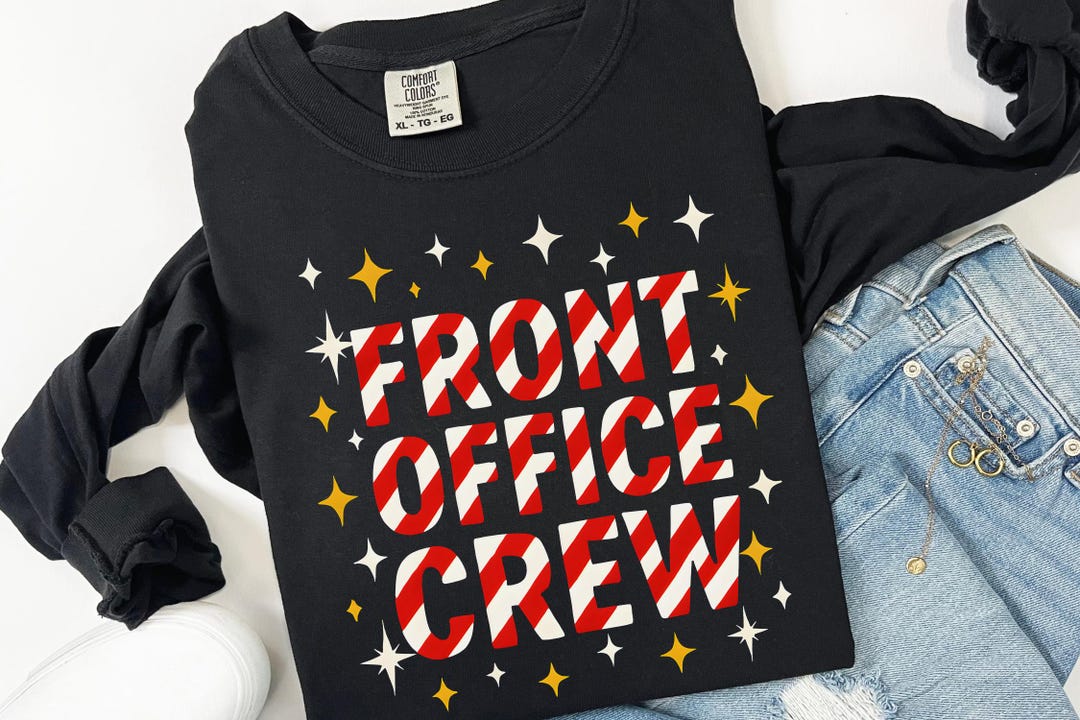 Front Office Crew Shirt, Matching Work Holiday Shirt - Etsy