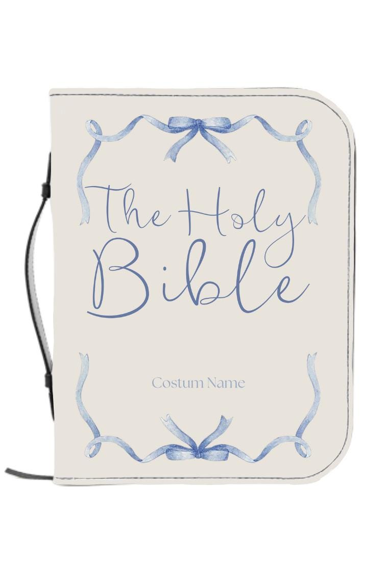 Elegant Bible Cover, Personalized Religious Gift, Christian Keepsake ...