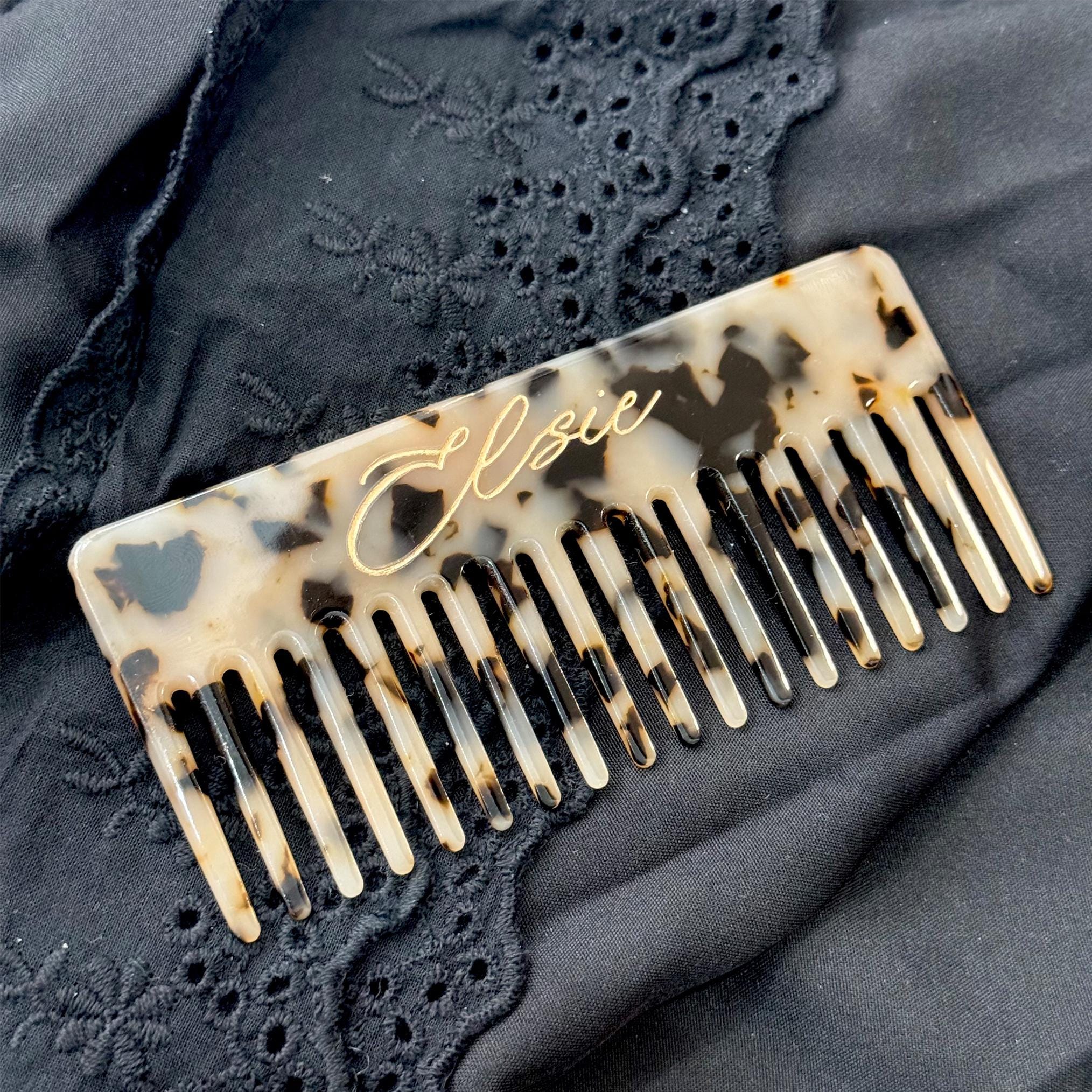 Custom Hair Comb, Personalized Engraved Hair Clip, Custom Hair ...