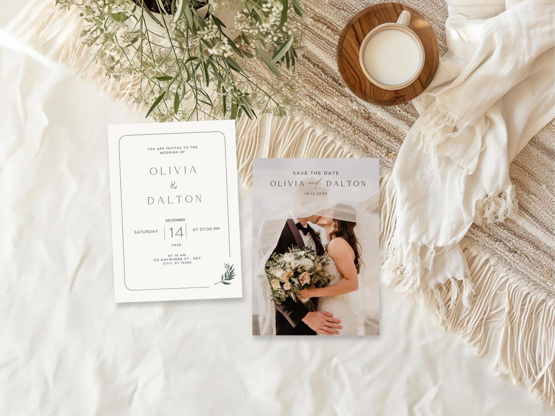 Printable Wedding Invitation Collage | Photo Collage Wedding Invite ...