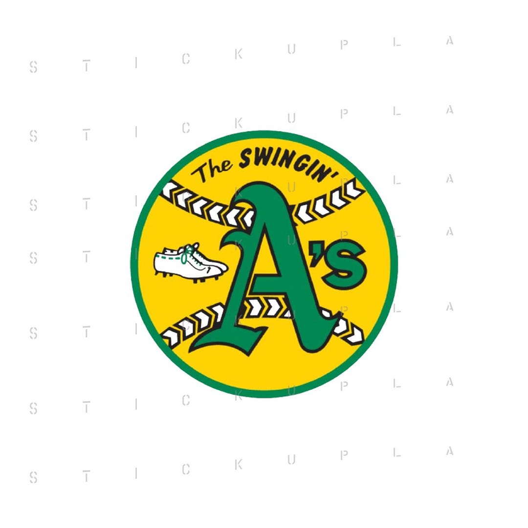 Oakland A's Swing A's Retro Vintage Vinyl Decal Die-cut Sticker - Etsy