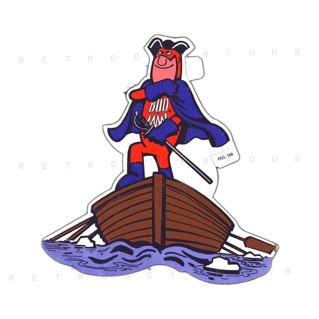 Budman the British Are Coming Retro Vintage Vinyl Decal Die-cut Sticker ...