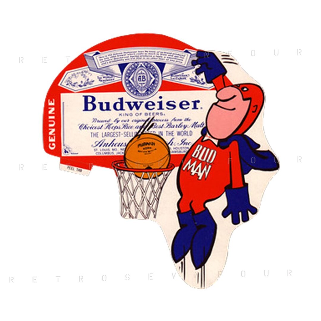 Budman Slam Dunk Retro Vintage Vinyl Decal Die-cut Sticker - Etsy