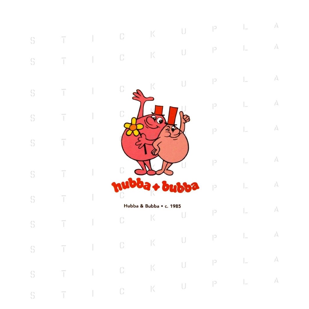 Hubba & Bubba 1985 Retro Vintage Vinyl Decal Die-cut Sticker - Etsy