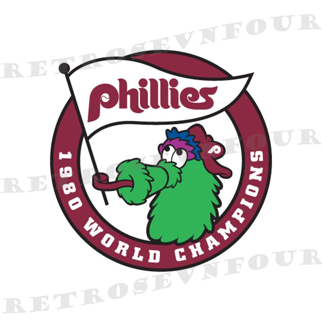 Philadelphia Phillies 1980 Retro Vintage Vinyl Decal Die-cut Sticker - Etsy