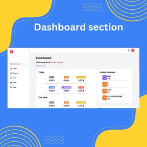 Spend Tracker App Template React JS Tailwind CSS Budget Management Web App Personal Finance ...