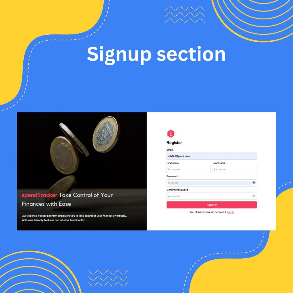 Spend Tracker App Template React JS Tailwind CSS Budget Management Web App Personal Finance ...