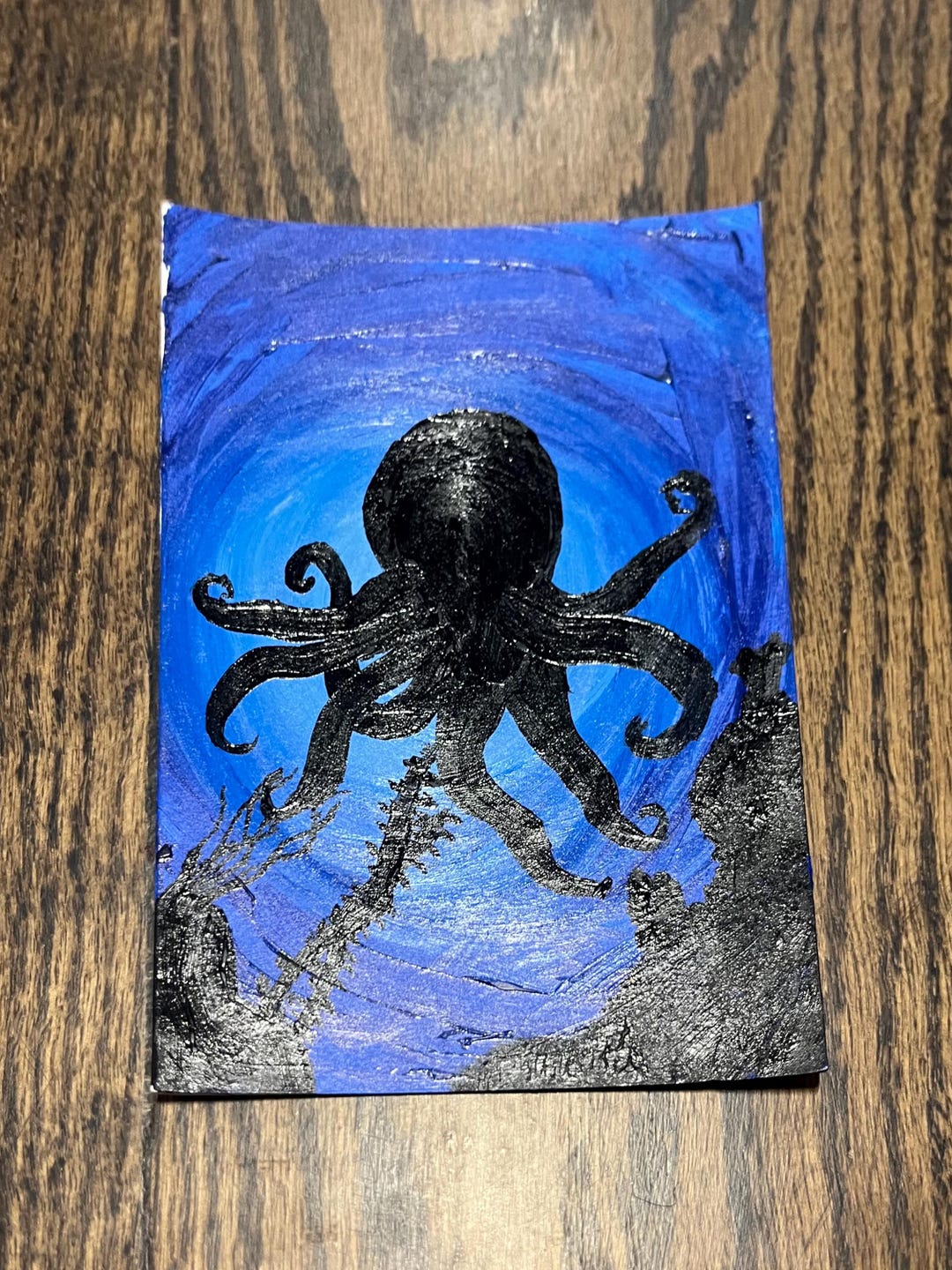 Octopus Greeting Card - Etsy