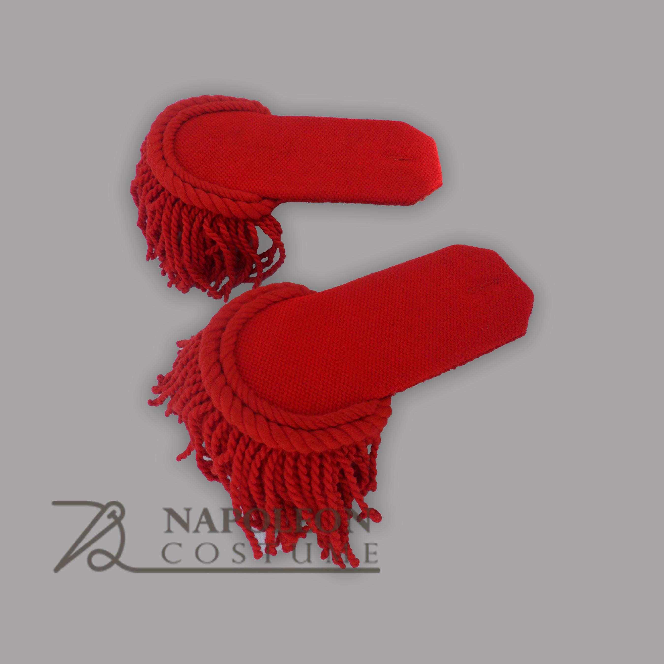 Red Epaulettes for Troop - Etsy