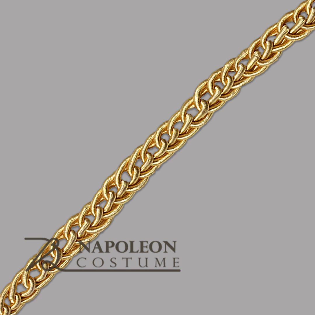 Gold Metal Filigree Cord, Oval Cross-section (per Meter) - Etsy