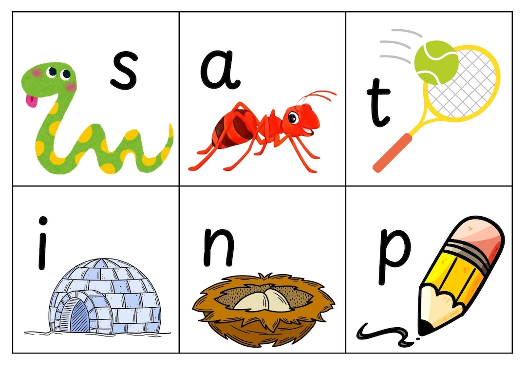 Jolly Phonics Flashcard (7 Groups) - Etsy