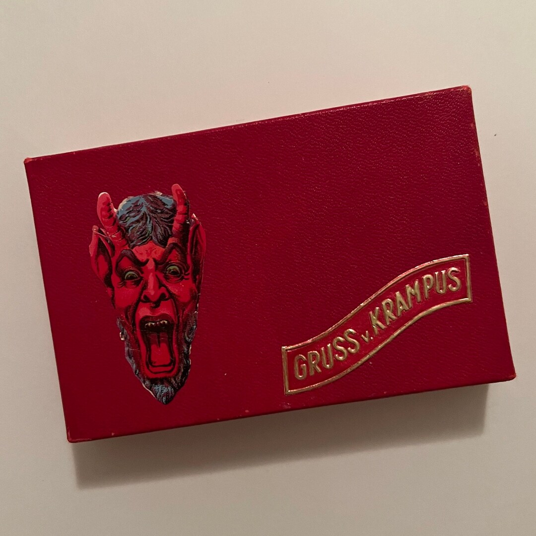 Vintage Krampus Candy Box - Etsy