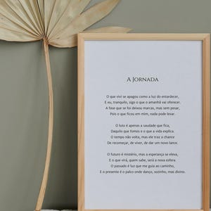 Wall Poem / Poema Em Português/ Poema Sobre O Passo Do Tempo/ Poema ...