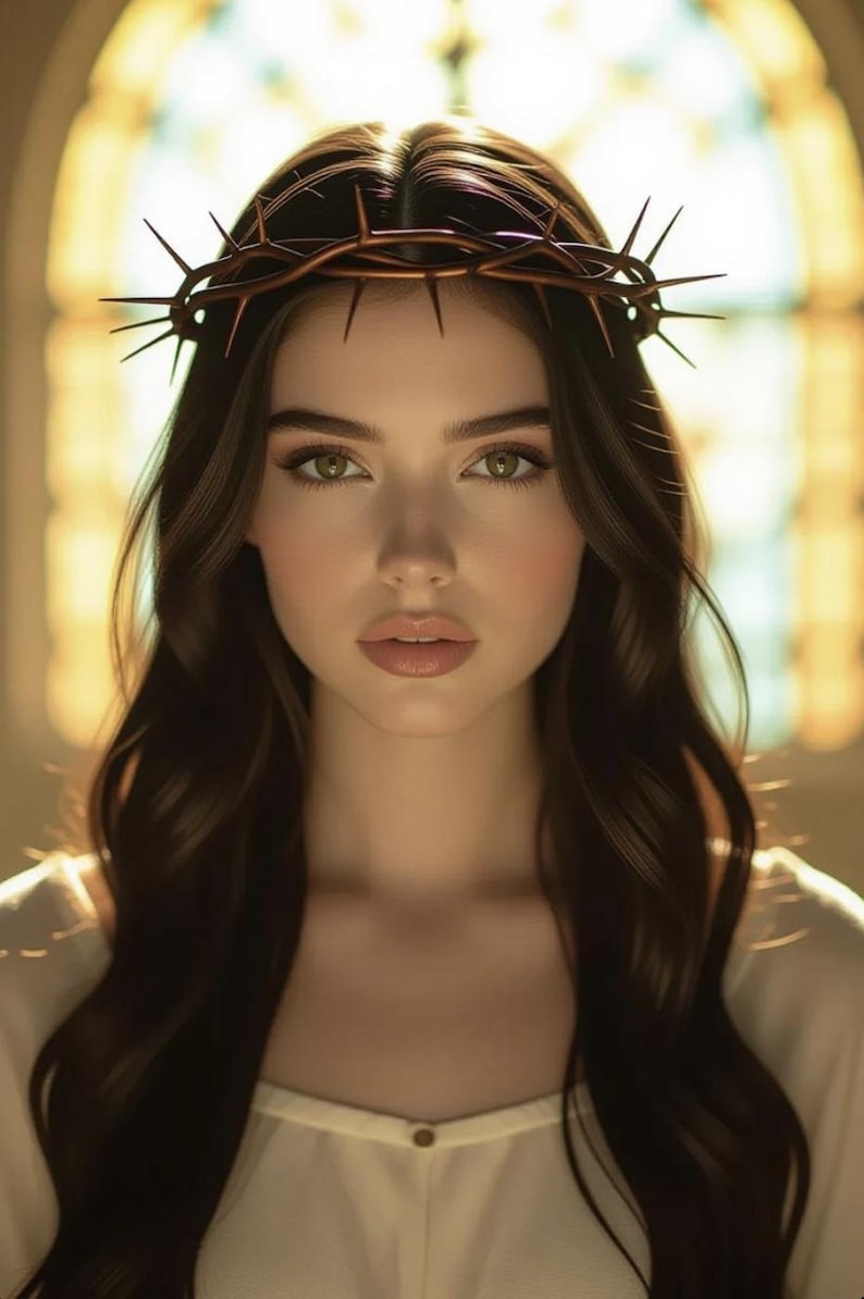Modern Sculptural Crown of Thorns Replica1:1wearable Cosplay Prop Jesus ...
