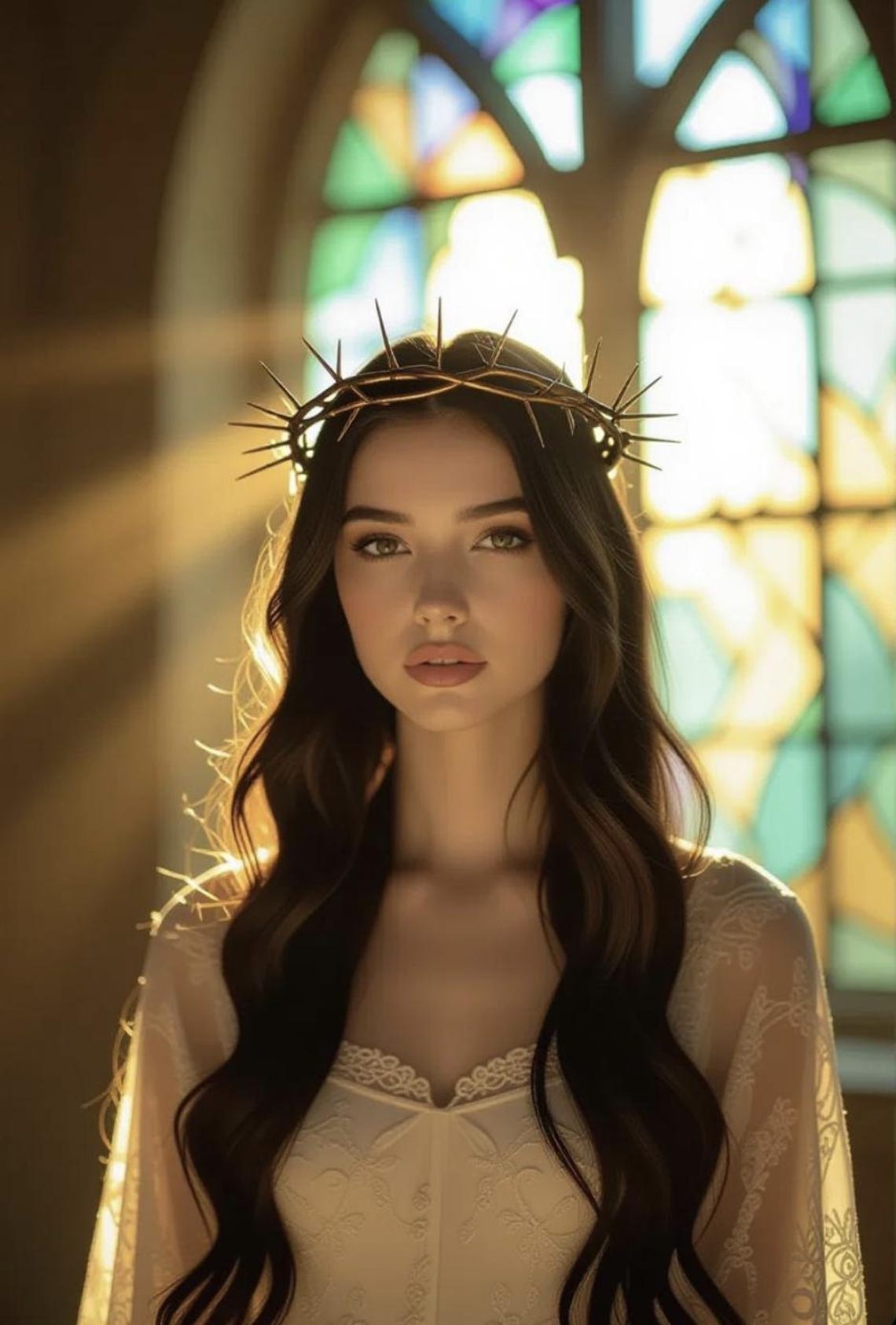 Modern Sculptural Crown of Thorns Replica1:1wearable Cosplay Prop Jesus ...