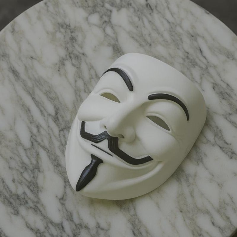 V for Vendetta Mask - Etsy