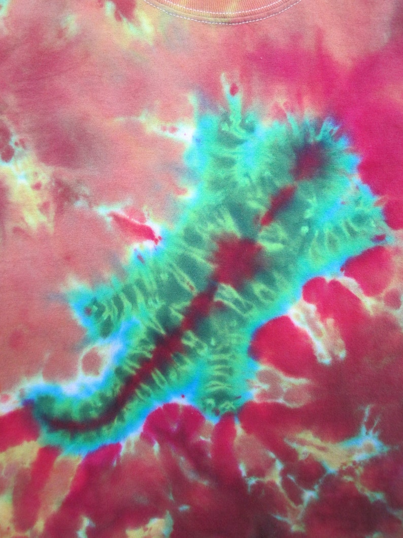 Green Desert Lizard Tie Dye Women's Small - Etsy