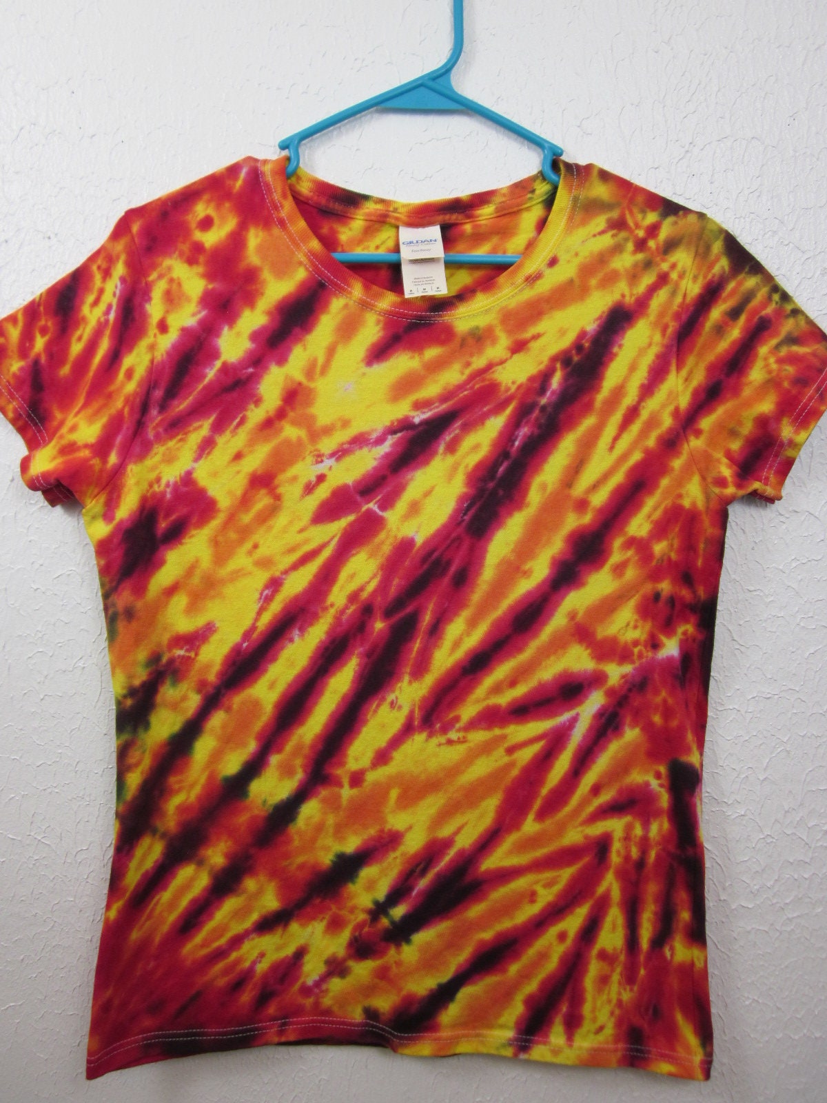 Diagonal Fire Size Medium - Etsy