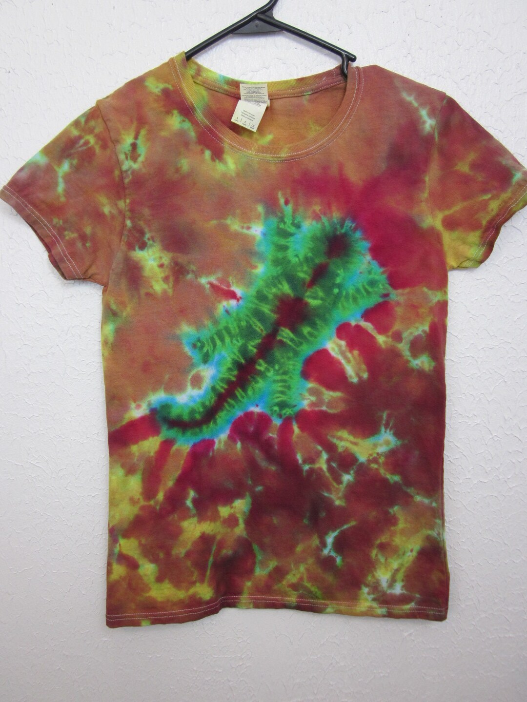 Green Desert Lizard Tie Dye Women's Small - Etsy