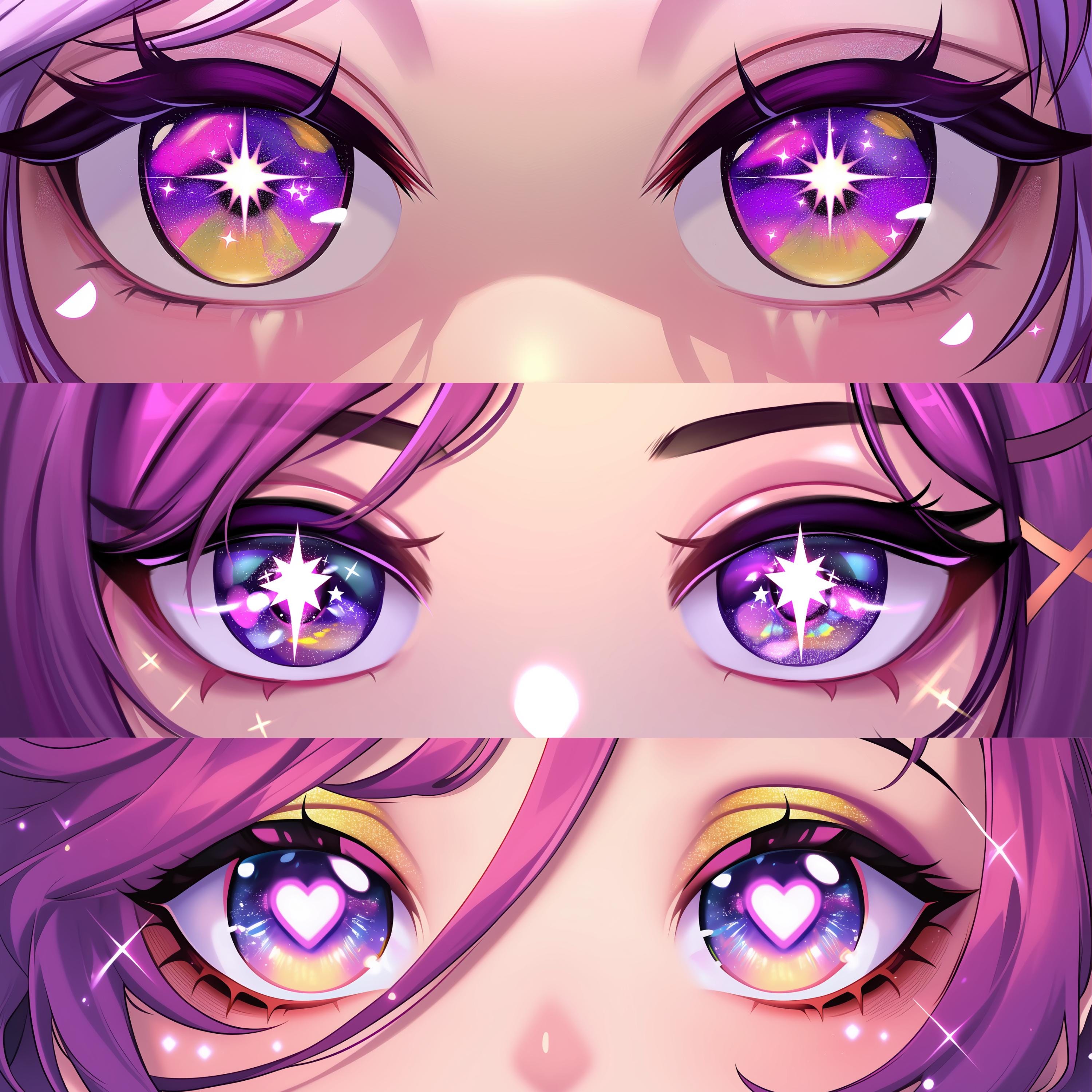 Custom Twitch & Social Media Banner | Eye Banner | Anime Illustration ...