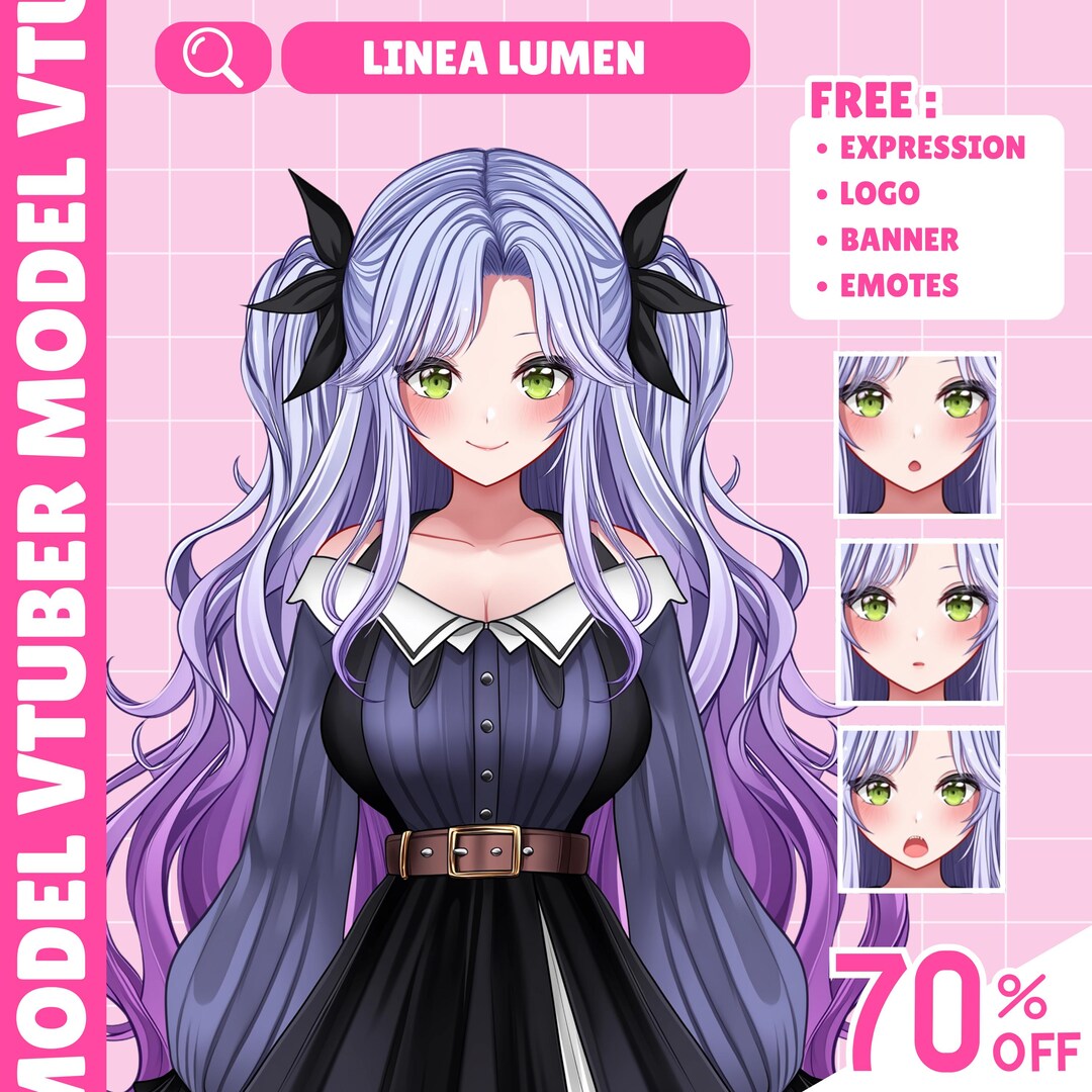Custom Live2d Vtuber Commission | Vtuber Assets | Live2d Model ...
