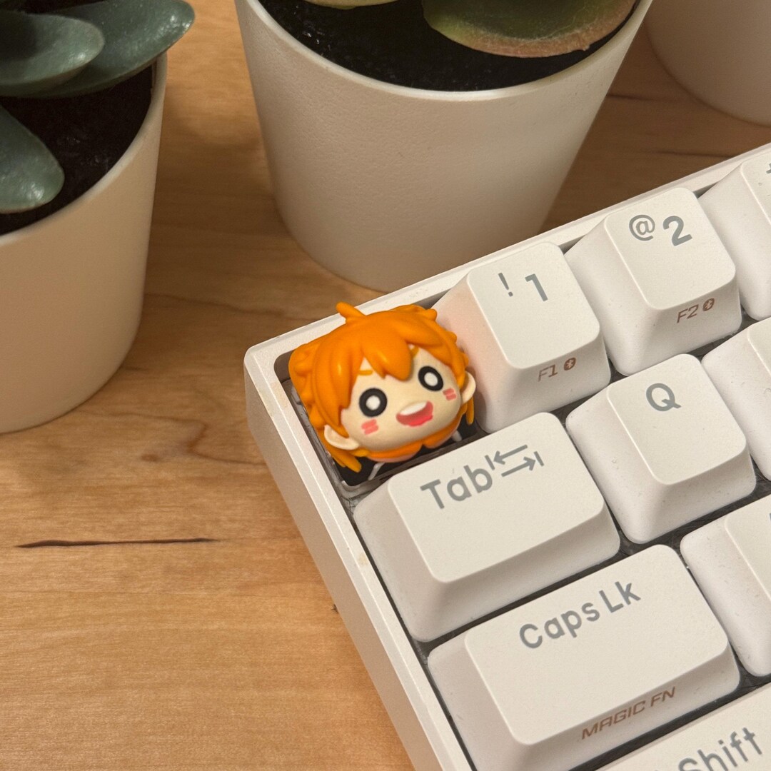 Haikyu!! Style Keycap | Hinata | Handmade for All Mechanical Keyboard ...