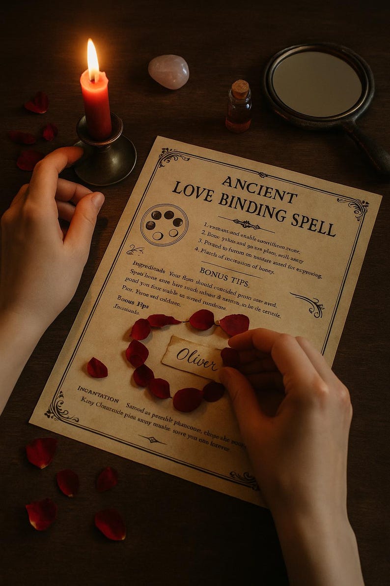 Ancient Love Binding Spell PDF – Printable Ritual for Magnetic ...