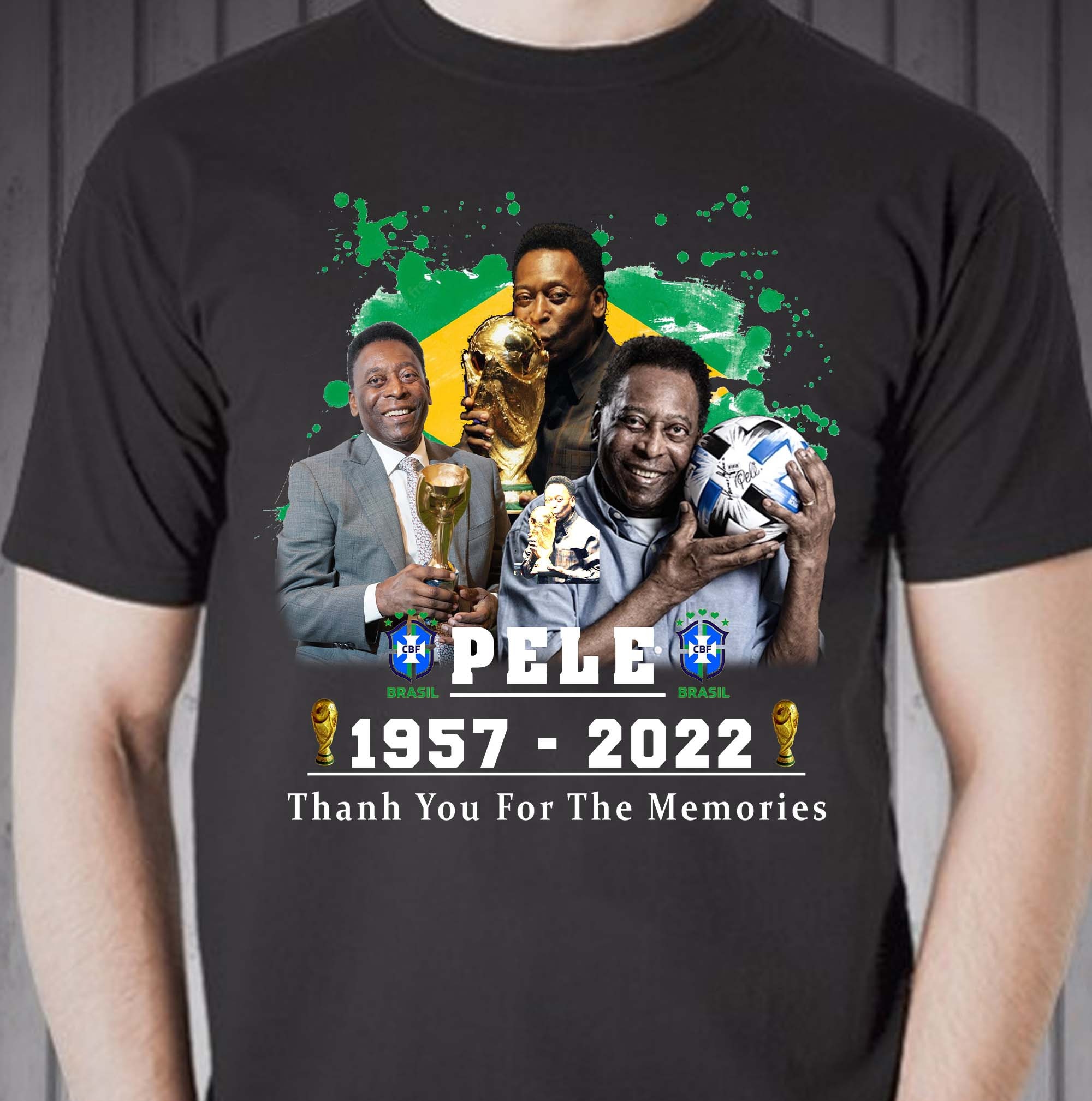 The Pele Rip Shirt, The King Pele Rip Shirt, King of football Rip sold ...