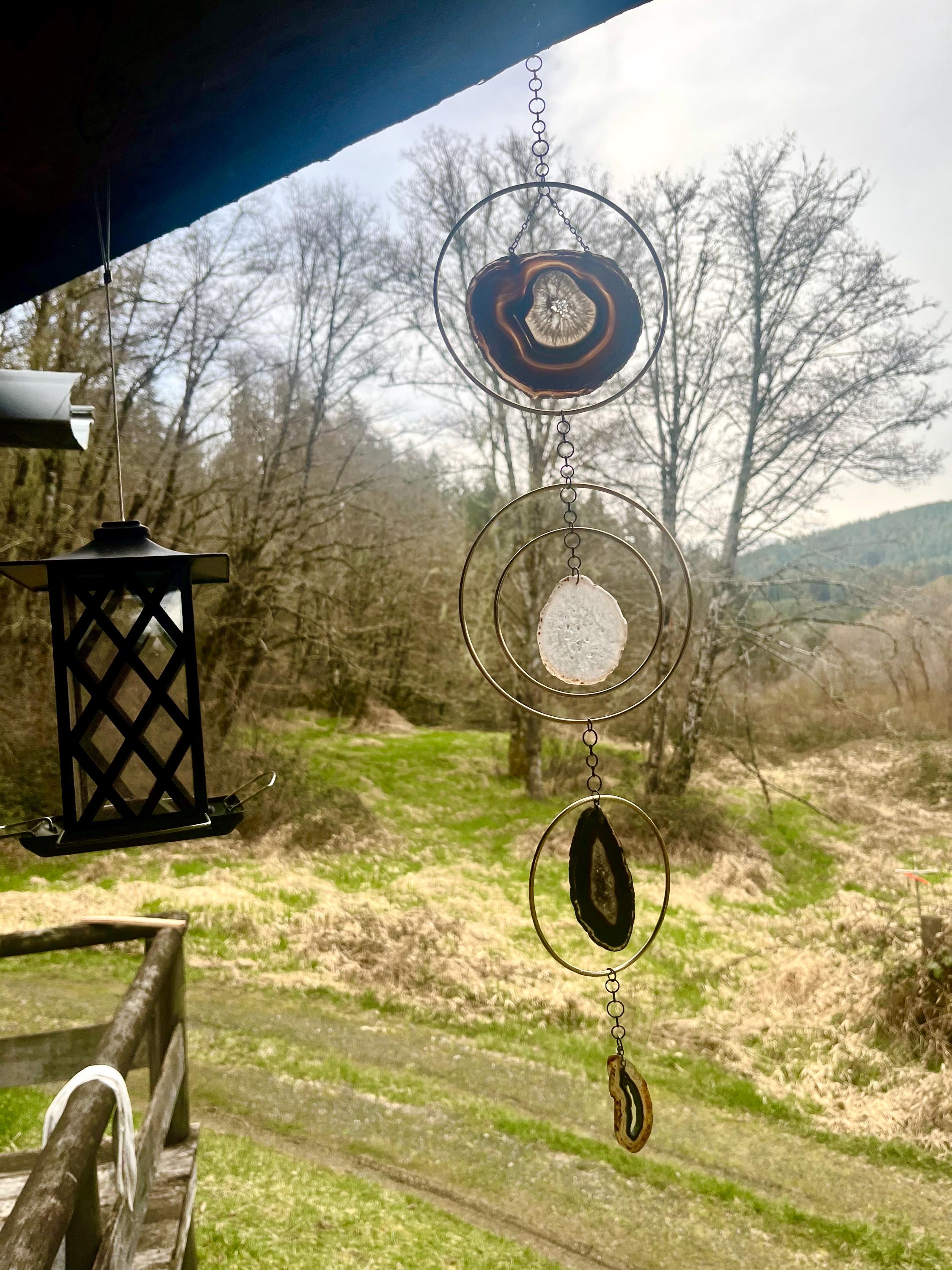Agate Gemstone Suncatcher - Etsy