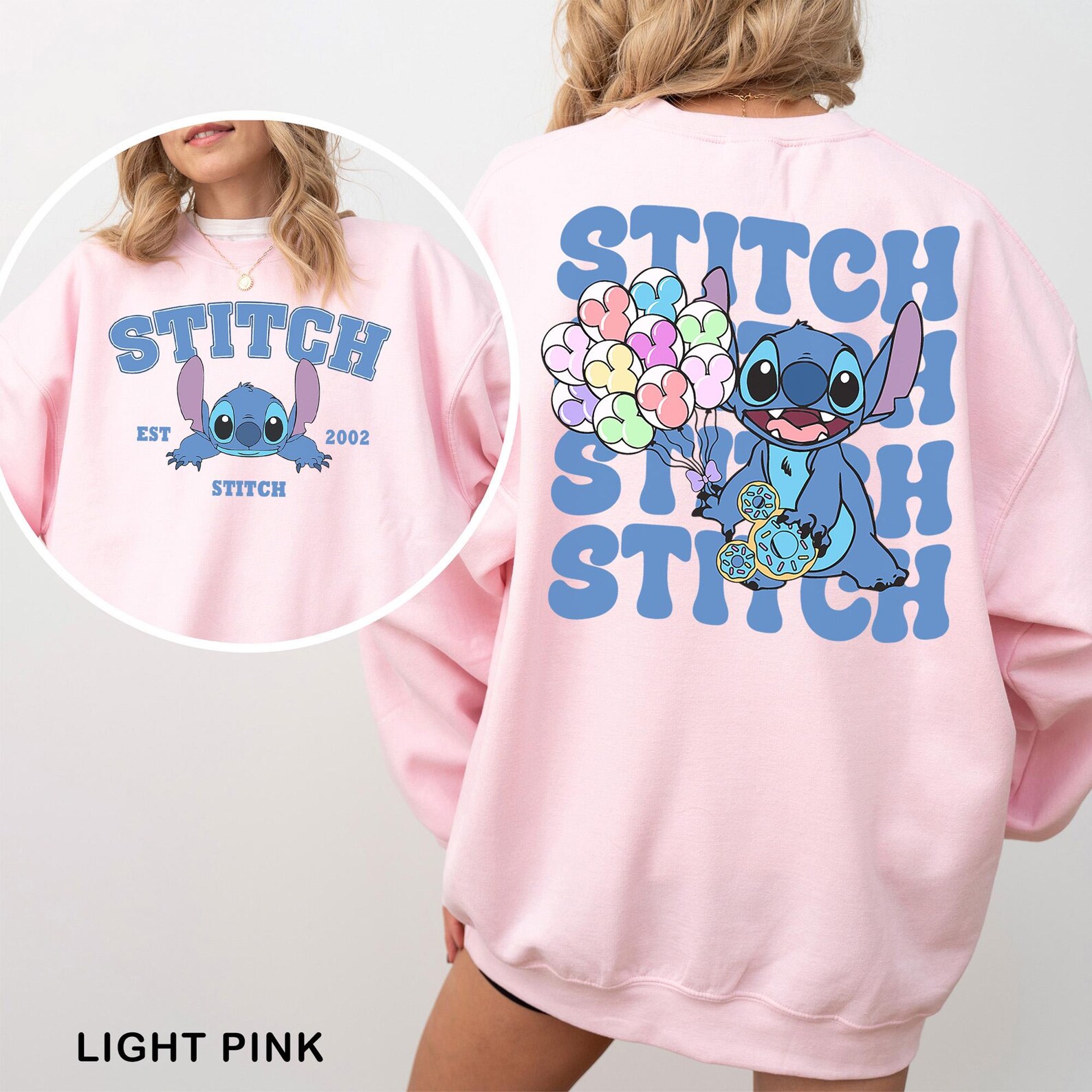 Stitch Est 2002 Sweatshirt, Cute Stitch Shirt, Stich Sweatshirt, Disney ...
