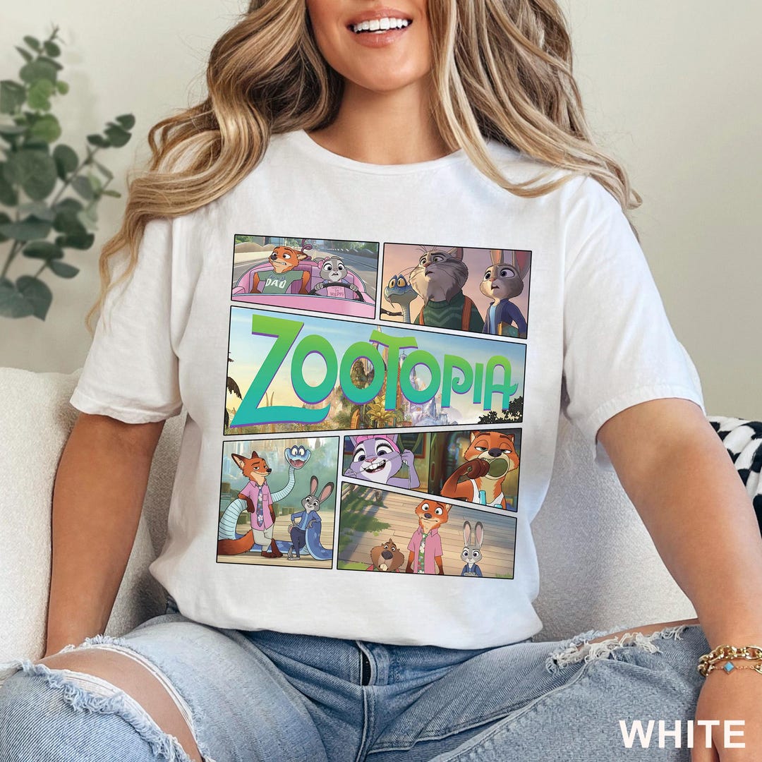 Disney Zootopia 2 Movie Scenes Shirt, Disney World Shirts, Zootopia ...
