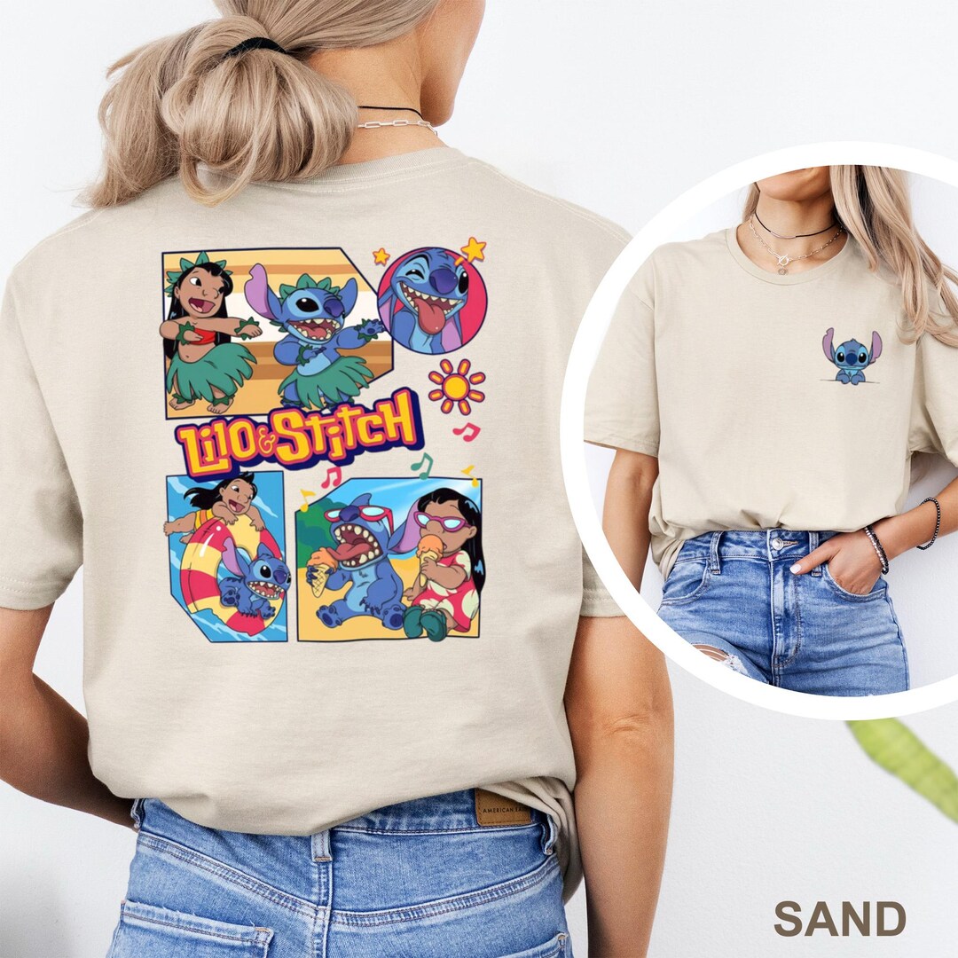 Disney Lilo and Stitch Shirt, Stitch and Angle Shirt, Lilo&stitch ...