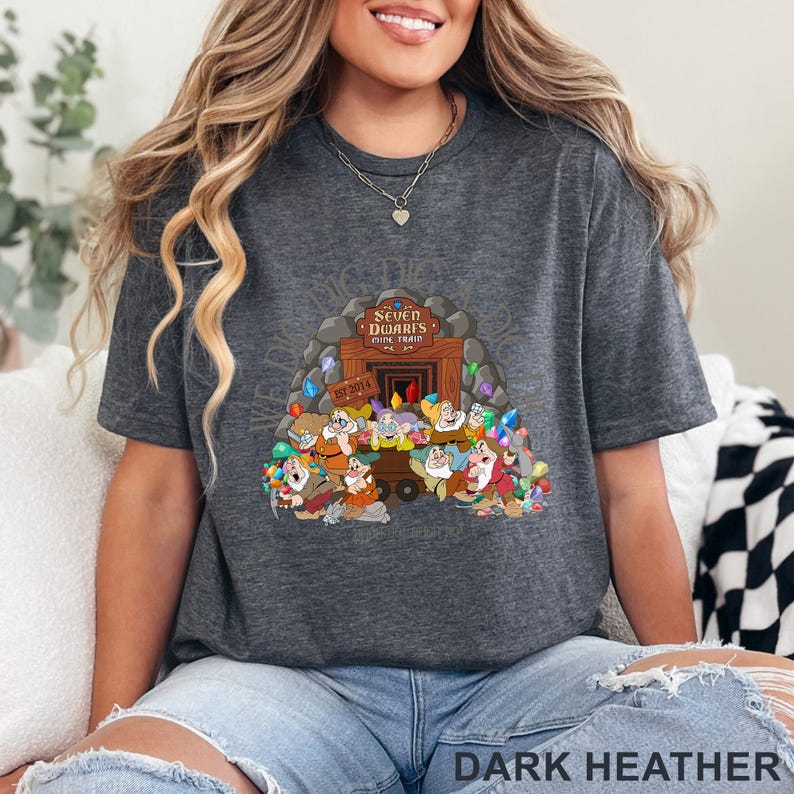 Seven Dwarfs Shirt, Seven Dwarfs Mining Tee, We Dig Dig Dig Shirt ...