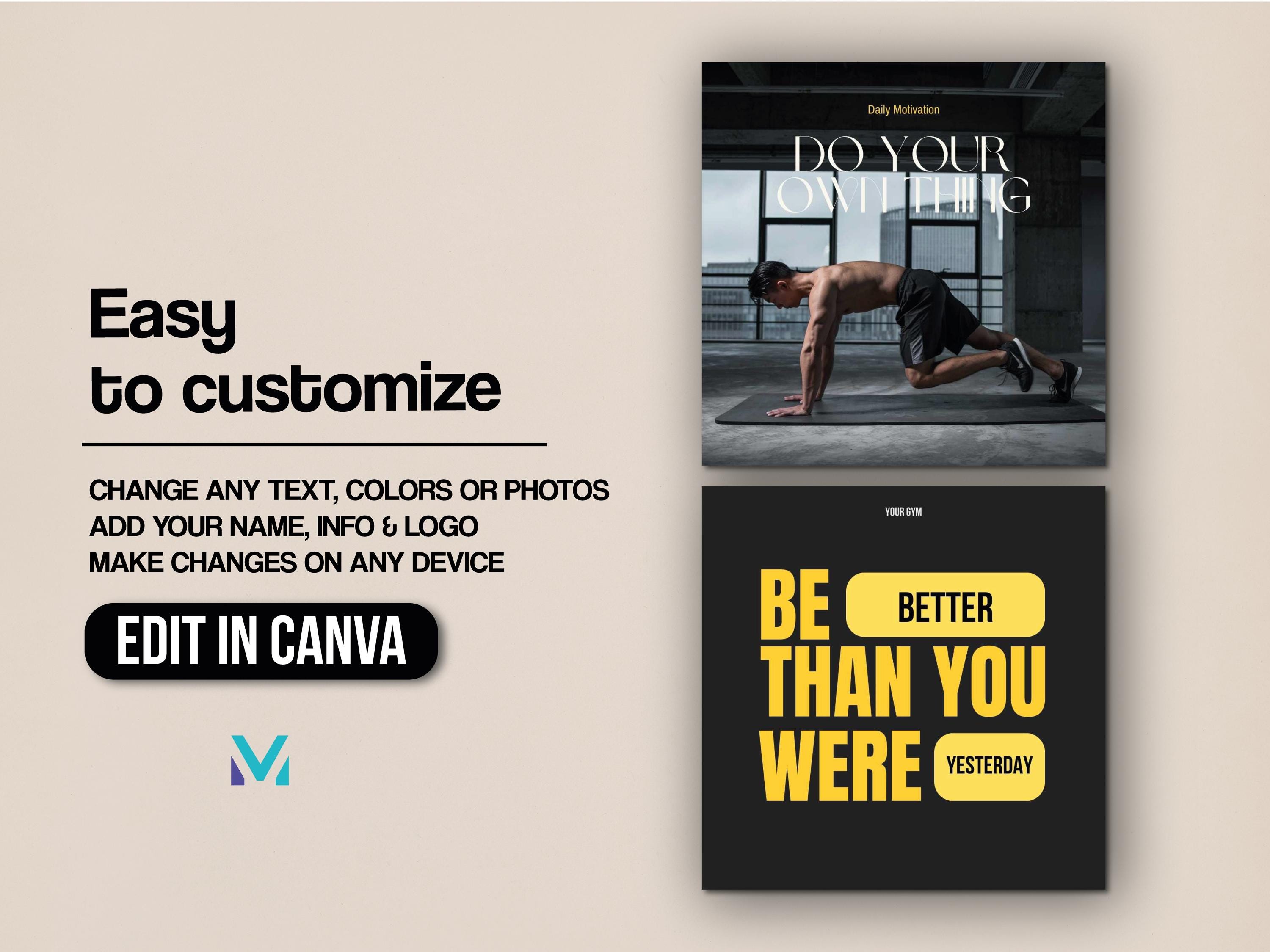 175+ SOCIAL MEDIA STARTER Templates, Editable Canva Designs for Tiktok ...