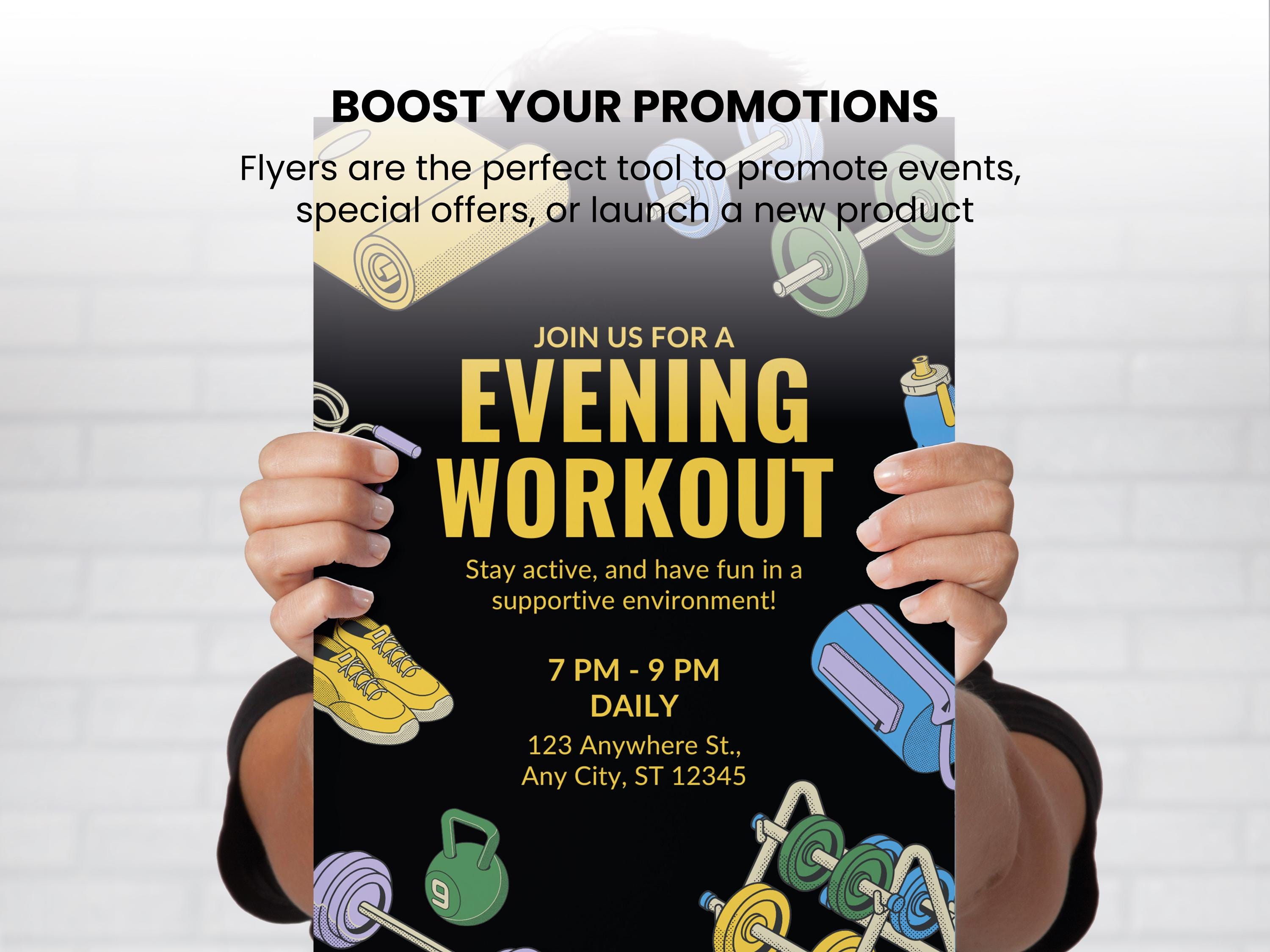 30 Fitness Flyer Templates | Gym Promotional Flyers | Personal Trainer ...