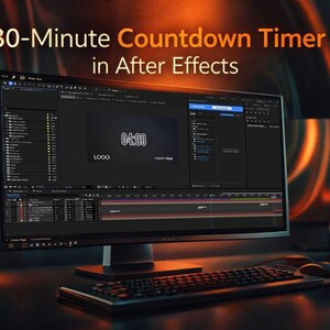 After Effects Countdown Timer Template | Event & Livestream Countdown ...