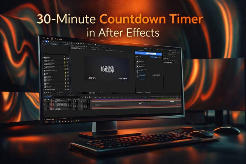 After Effects Countdown Timer Template | Event & Livestream Countdown ...