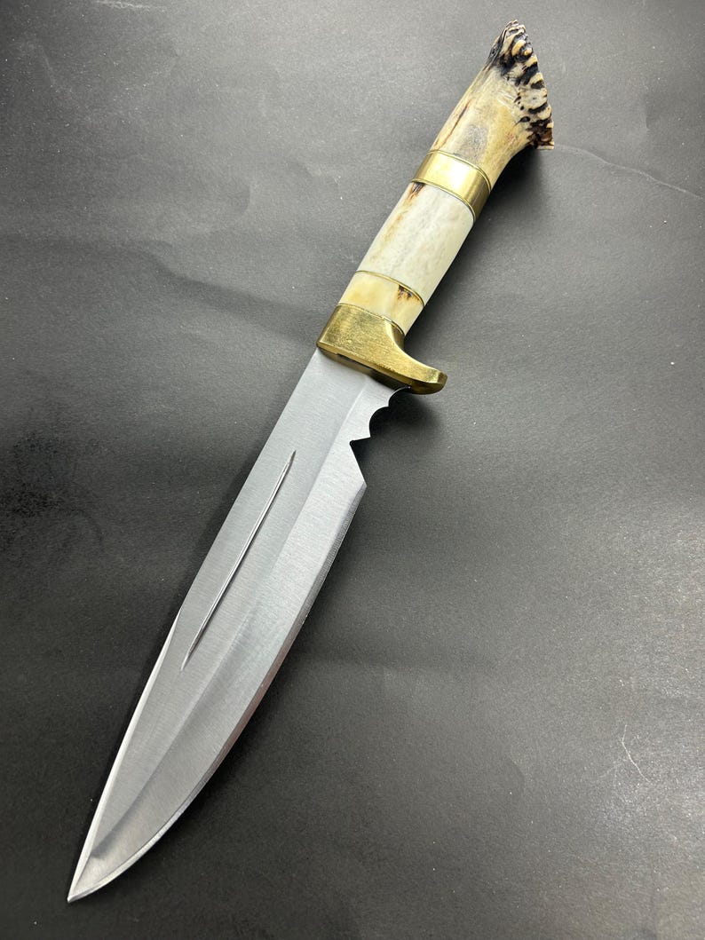 Red Dead Redemption 2 Antler Knife Replica With Free Leather Sheath ...