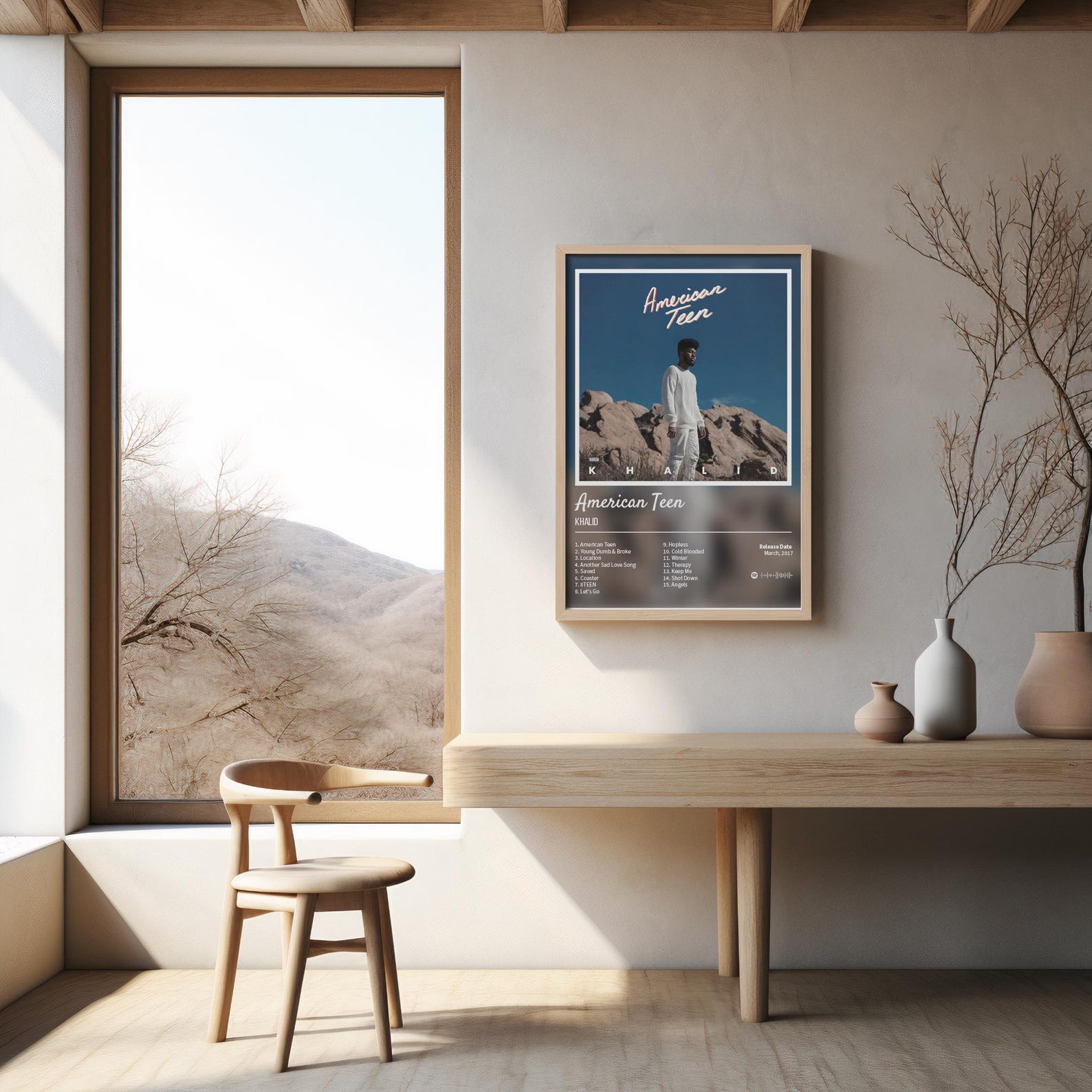 Khalid Album Cover Posters - American Teen - Hip Hop Art Prints - Music ...