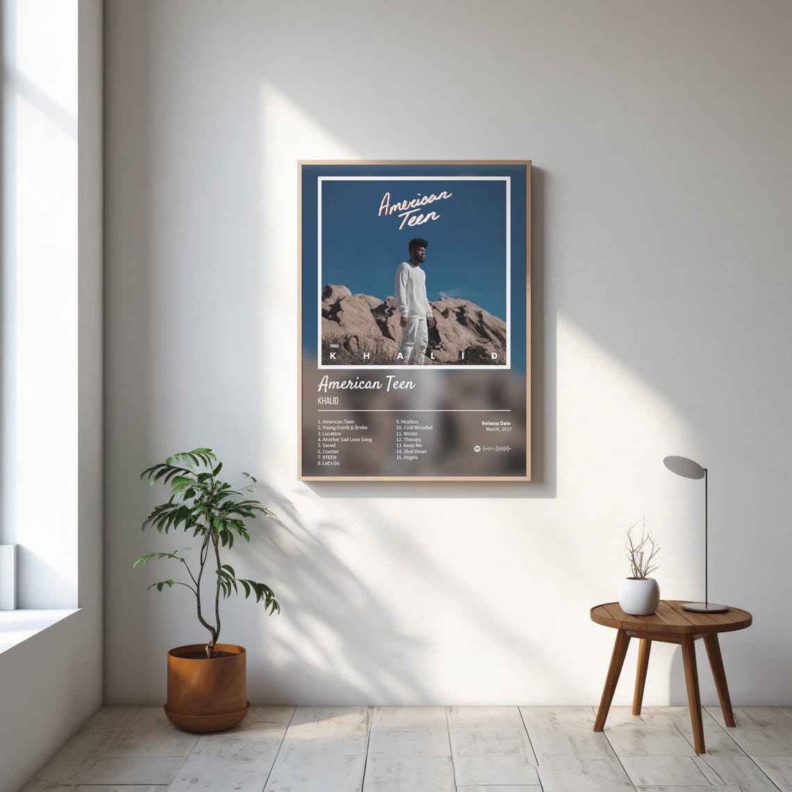 Khalid Album Cover Posters - American Teen - Hip Hop Art Prints - Music ...