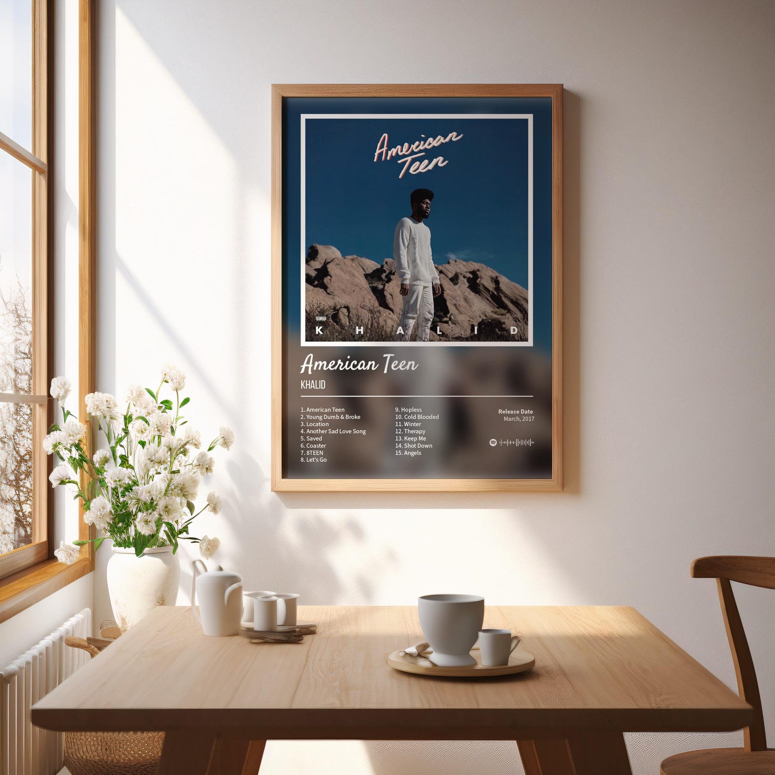 Khalid Album Cover Posters - American Teen - Hip Hop Art Prints - Music ...