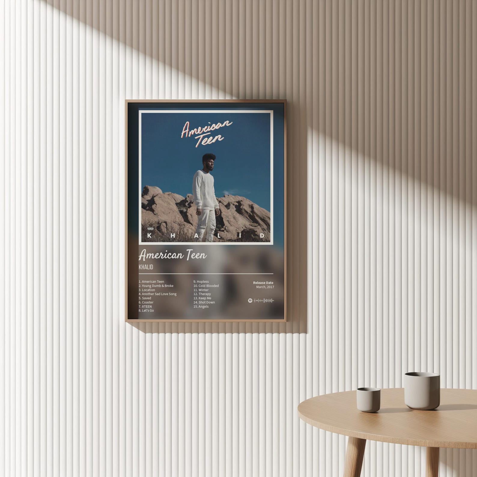 Khalid Album Cover Posters - American Teen - Hip Hop Art Prints - Music ...