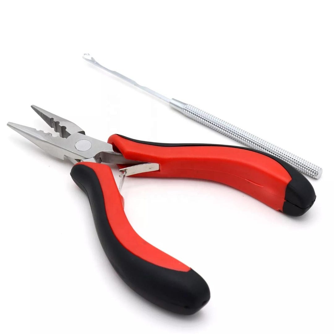 Three-hole Microlink Hair Extension Plier Kit Easy Bead Opener ...