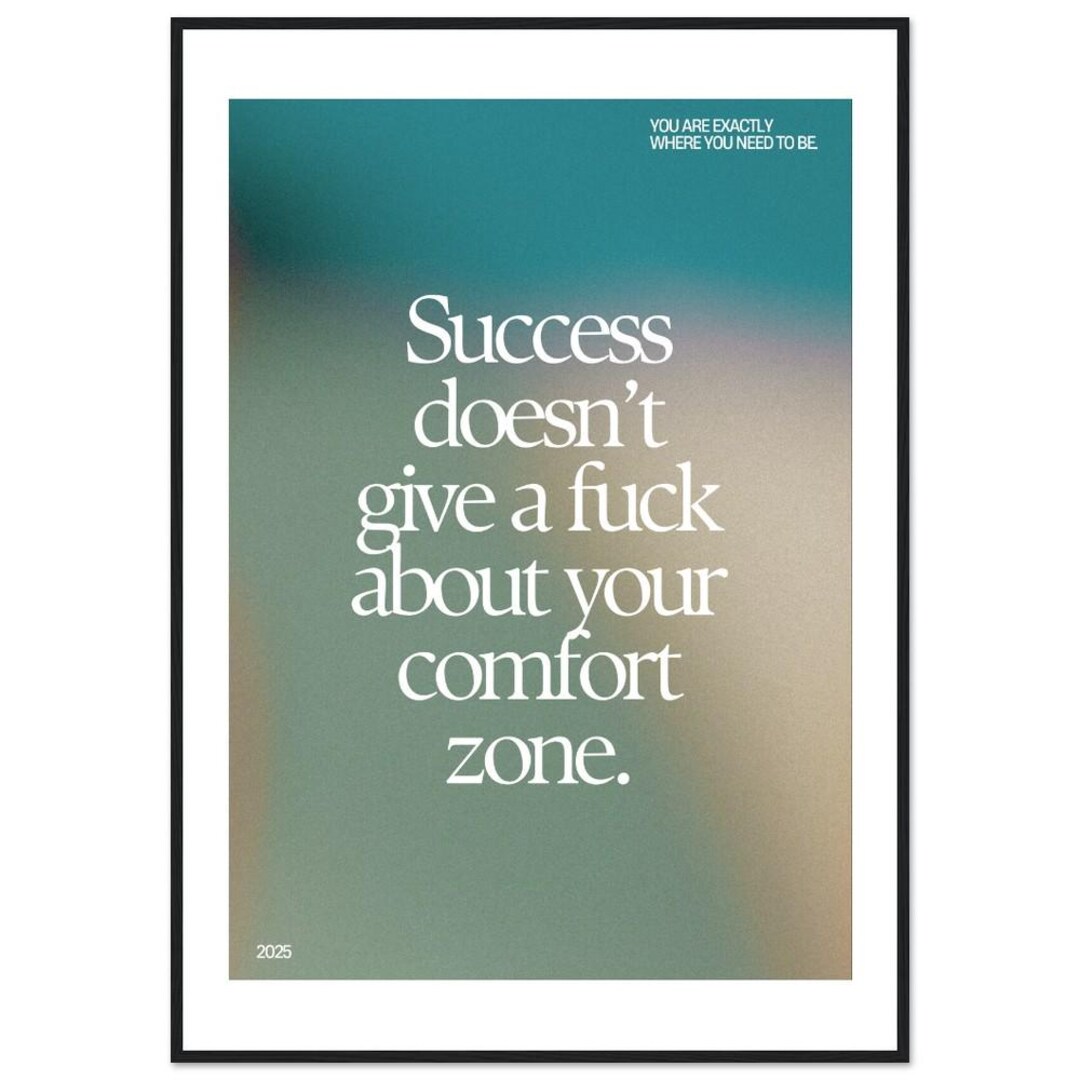 Rude Motivational Quote Framed Poster Sassy Wall Art Handmade Home ...