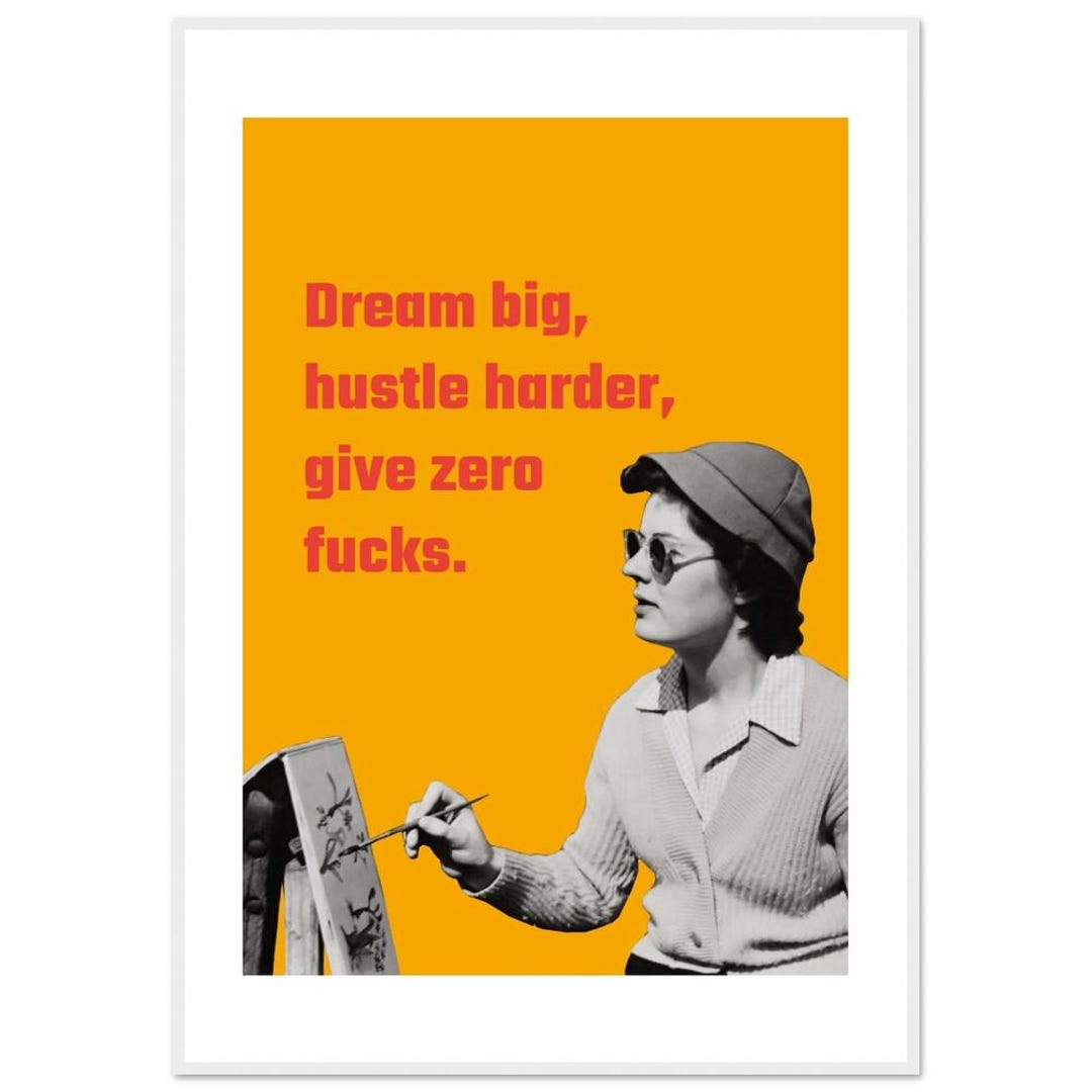 Rude Motivational Wall Art - Framed Poster for Bold & Unapologetic ...