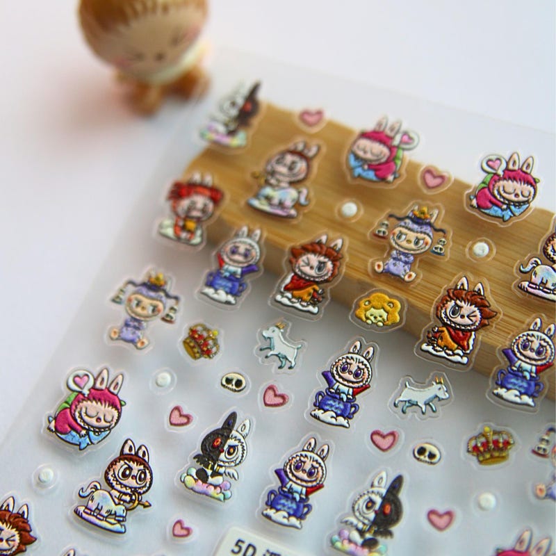 Labubu Press on Nails - Etsy