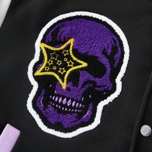 Custom Embroidered Varsity Jacket: Wool Body, Leather Sleeves ...