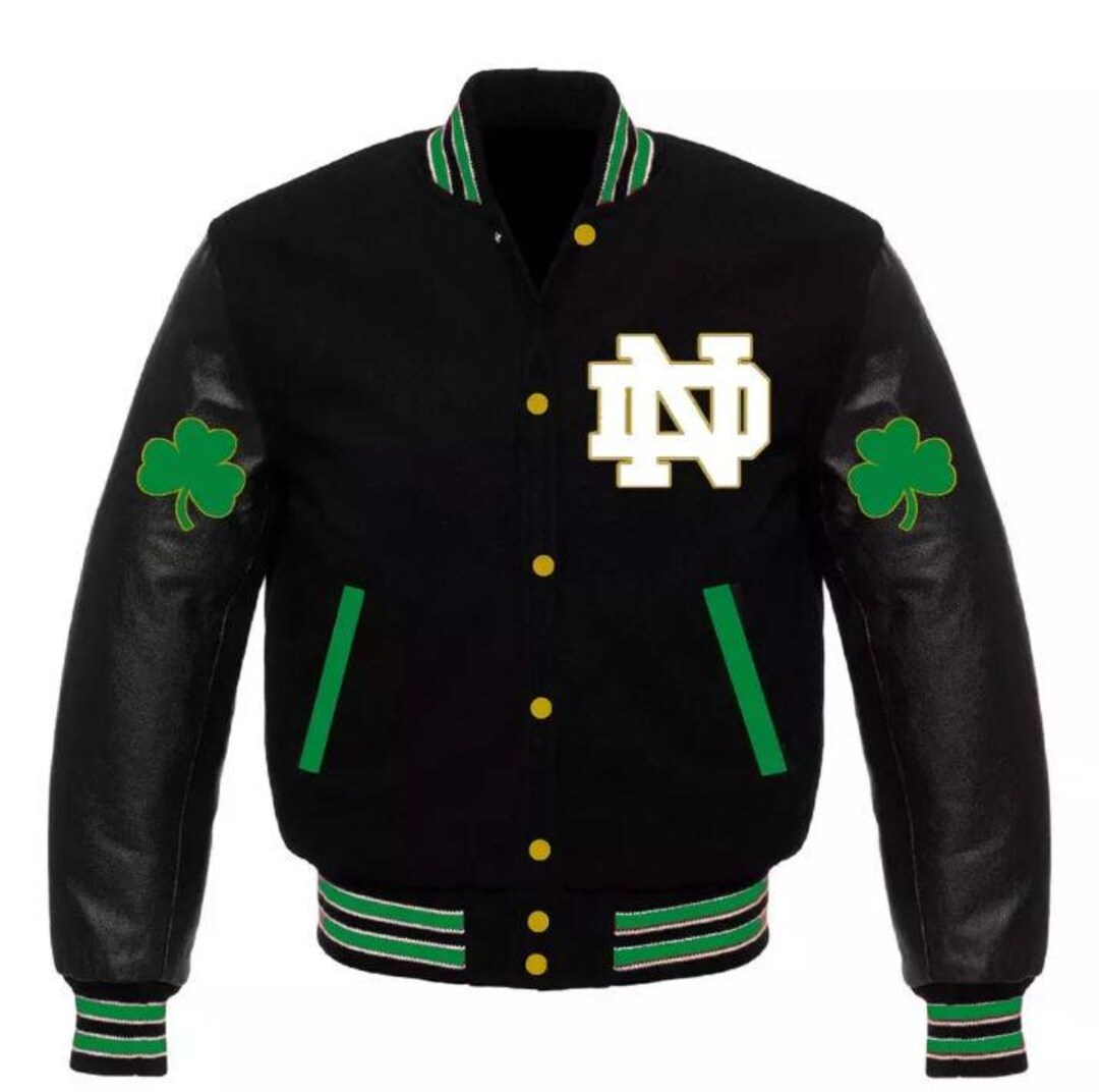 Custom Wool Varsity Jacket: Genuine Leather Sleeves, Personalized ...